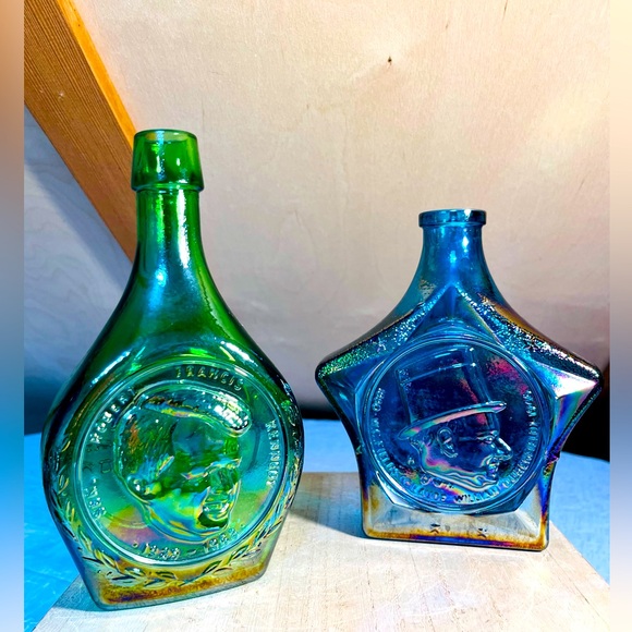 Wheaton Glass | Accents | Set Of 2 Vintage Wheaton Glass Carnival Glass ...
